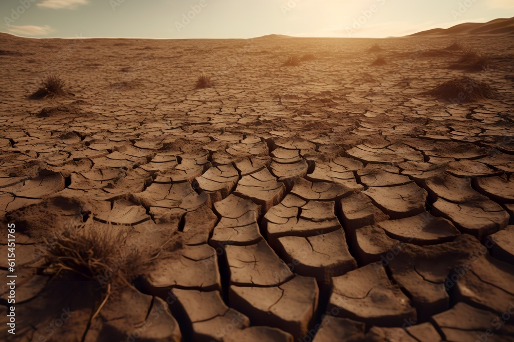 Barren Beauty: The Majesty of Dry Soil in the Desert, dry soil, desert ...