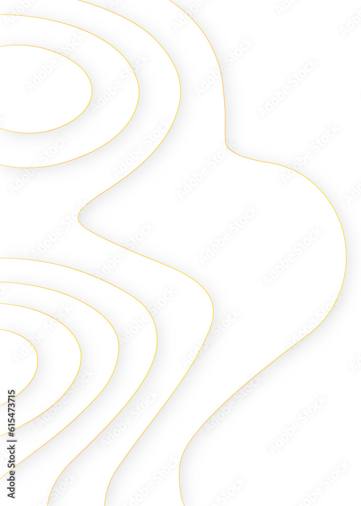 abstract curve line white background. Soft smooth lines curving ...