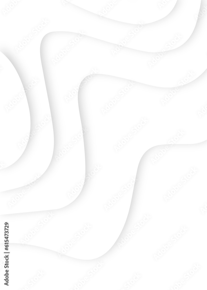 abstract curve line white background. Soft smooth lines curving ...