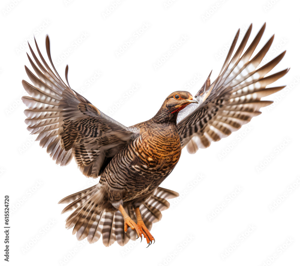Grouse isolated on the transparent background PNG. AI generative. Stock ...