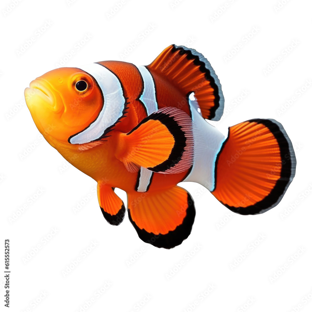 Clownfish isolated on transparent background Stock Photo | Adobe Stock