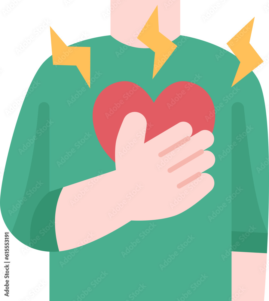 palpitation icon Stock Vector | Adobe Stock