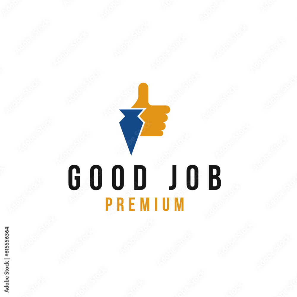 Good Job Logo Design Concept Vector Illustration Symbol Icon Stock ...