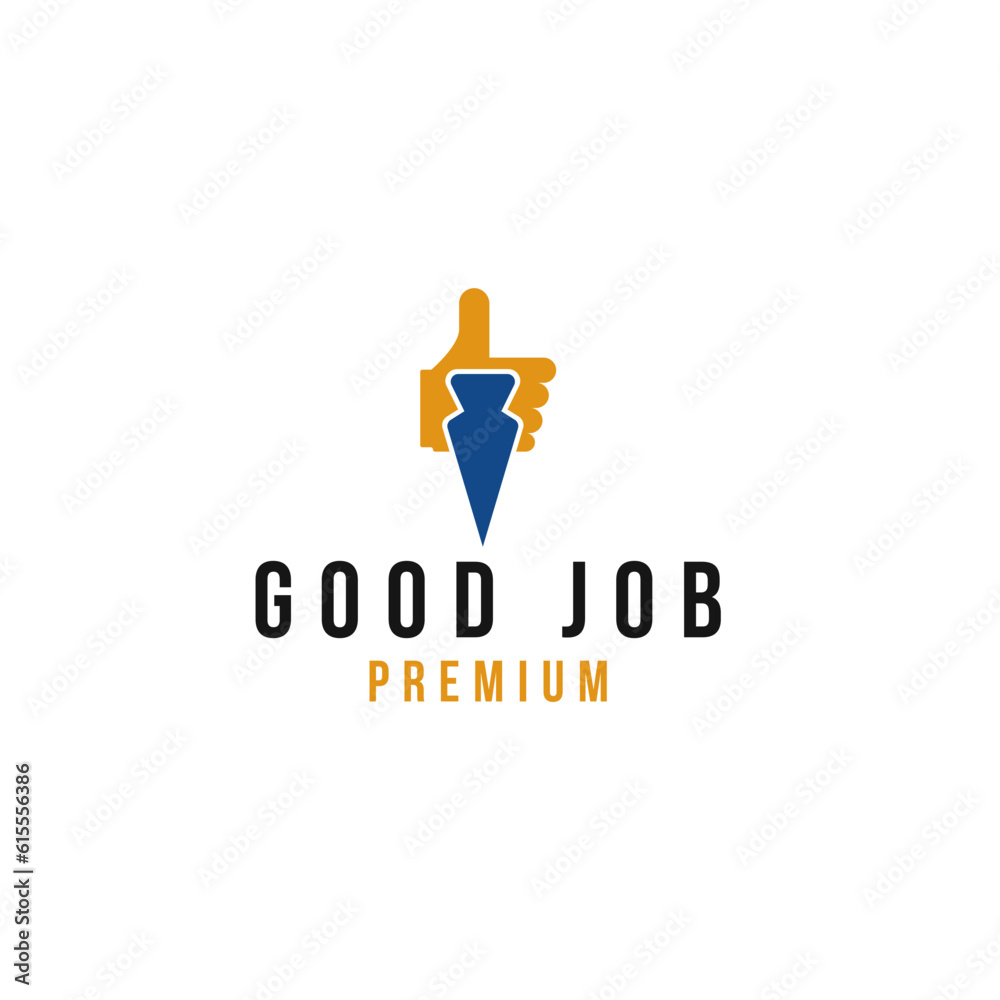 Good Job Logo Design Concept Vector Illustration Symbol Icon Stock ...
