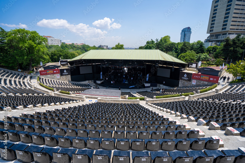 The Cemil Topuzlu Open-Air Theatre is a contemporary amphitheatre ...