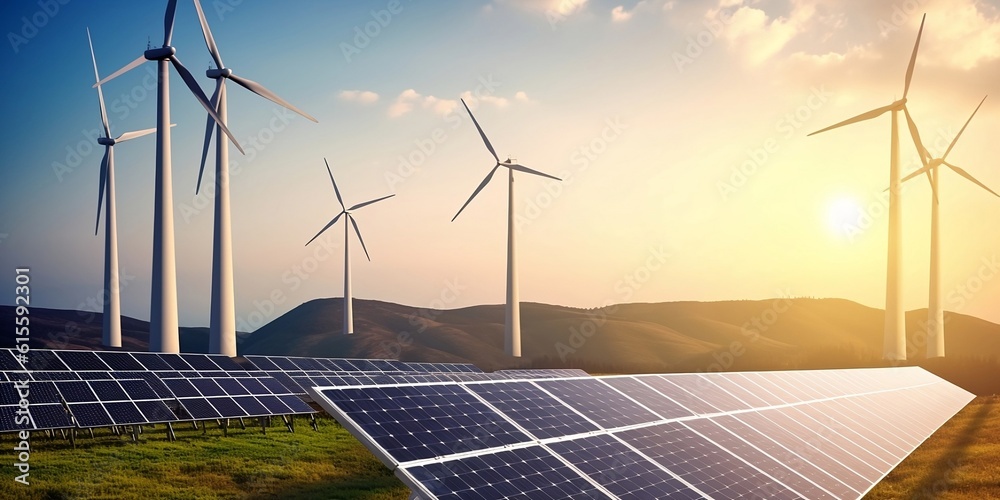 The generation of sustainable green energy using solar energy panel ...