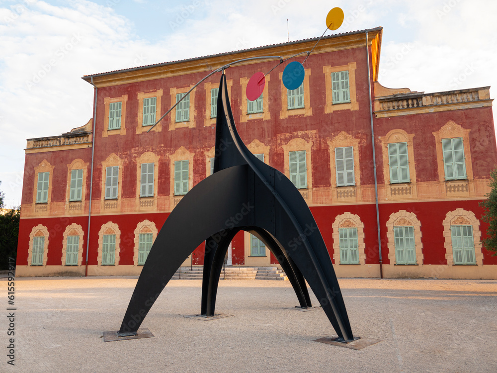 Matisse museum (Musee Matisse de Nice) located in Jardin des Arènes de ...