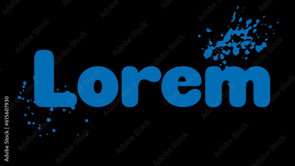 Liquid Title Stock Template | Adobe Stock