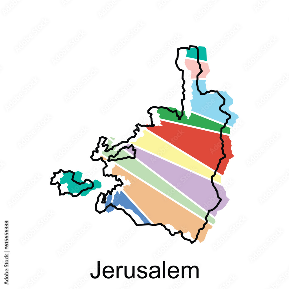 Jerusalem Street Map Online Walking Tour Old City of Jerusalem ...