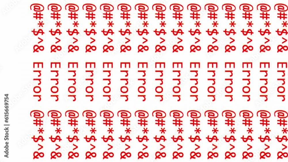 Vertical video. Program error. Code failure. Computer glitch. Red color system script distortion ...