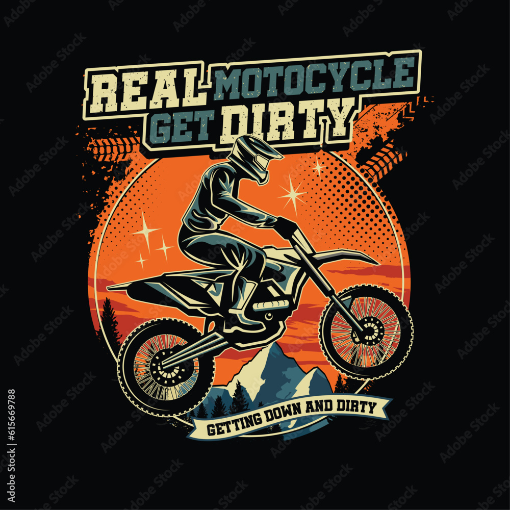 Motocross Jump logo vector. Motocross Illustration Logo Inspiration ...