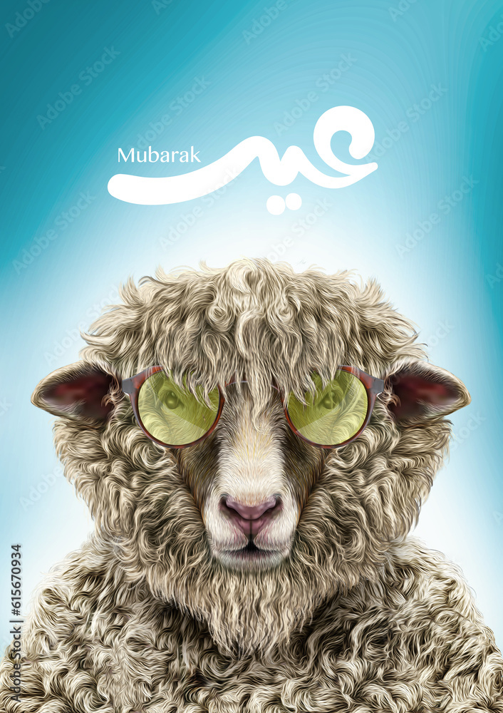 Eid-Al-Adha Mubarak- Islamic eid holiday background.Eid al Adha ...