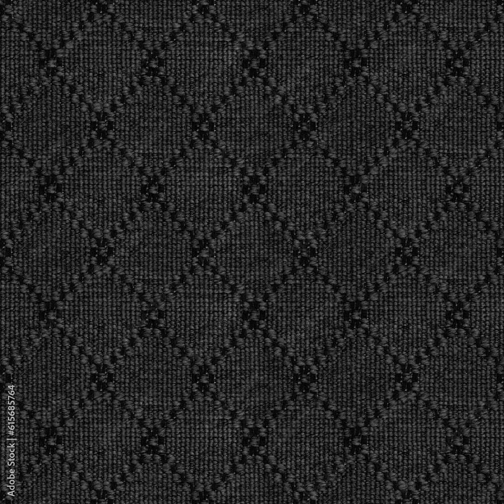 Seamless black and white carpet rug texture background from above Stock ...