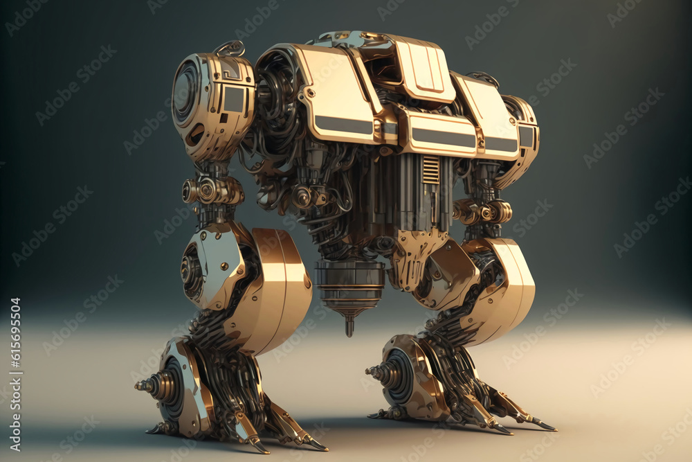 Cyborg, robot, science fiction illustration, Generated ai, generative ...