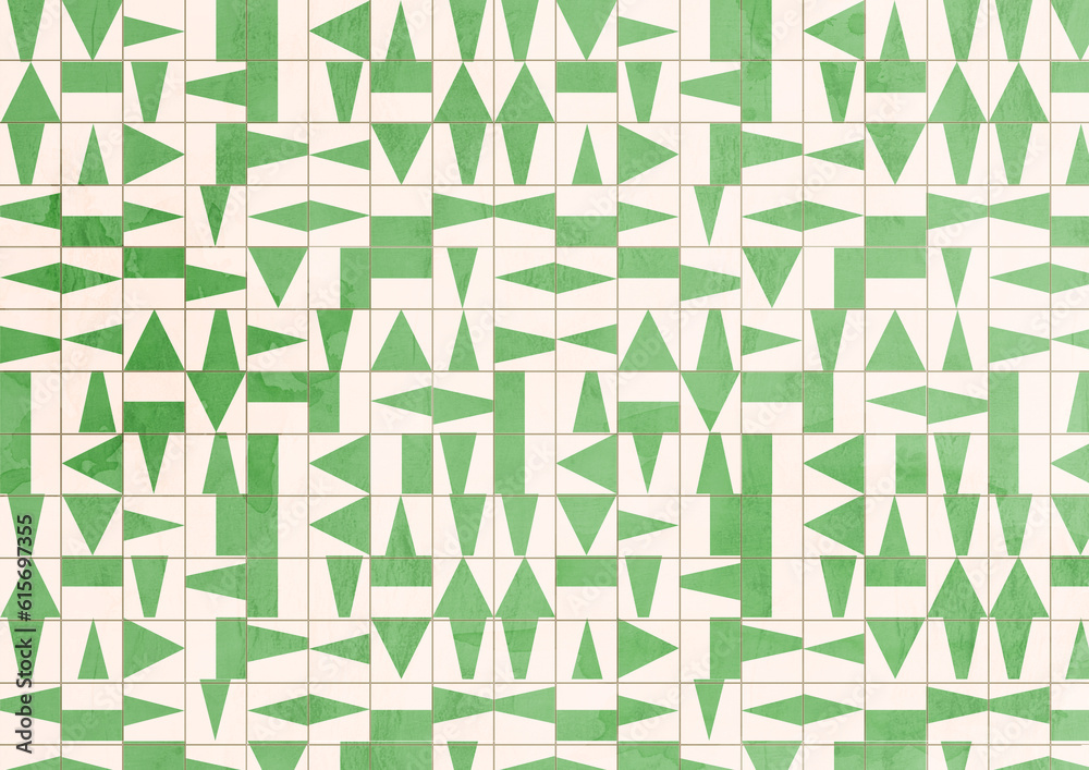 craft tiles pattern for background, handcraft bauhaus cement tiles ...