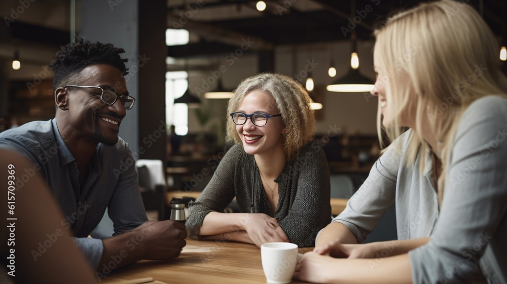 An office space that celebrates diversity with employees from different ...