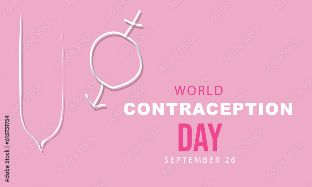 world contraception day. background, banner, card, poster, template ...
