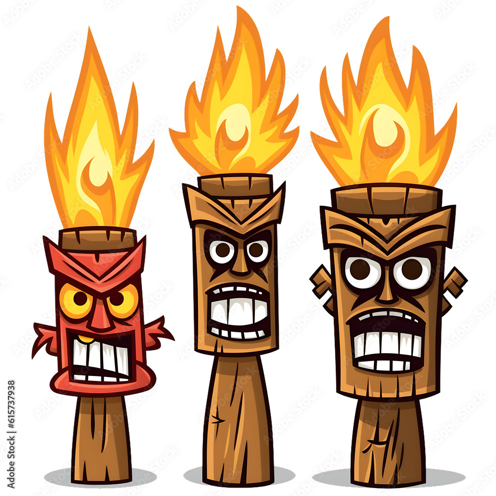 Tiki Torch Clipart