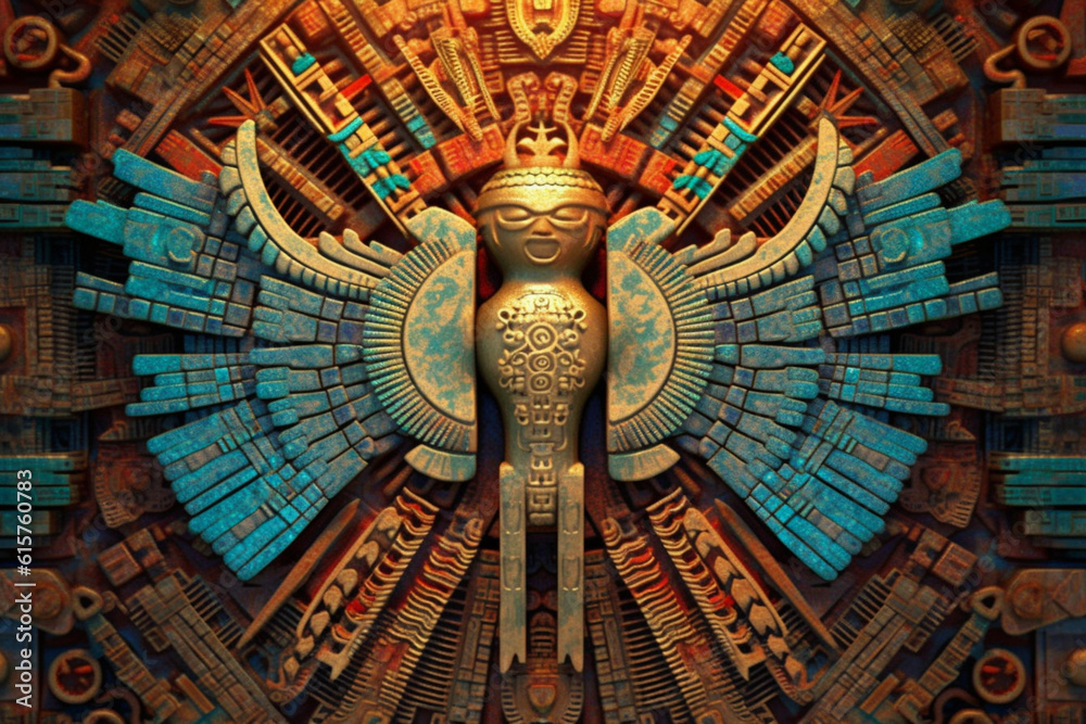 An abstract representation of Ancient Sumerian symbols and iconography ...