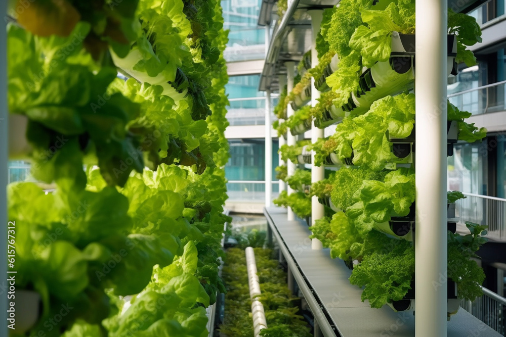 Sustainable urban agriculture with vertical farming and hydroponics ...