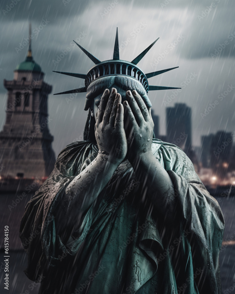 A Crying Statue Of Liberty at Isabel Spiegel blog