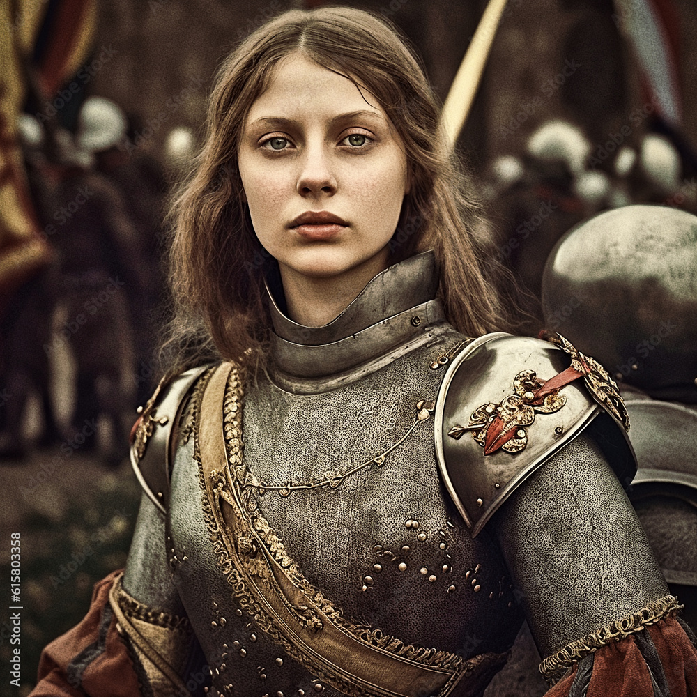Jeanne d'Arc (1412-1431) in 15th century, early feminist and symbol of ...