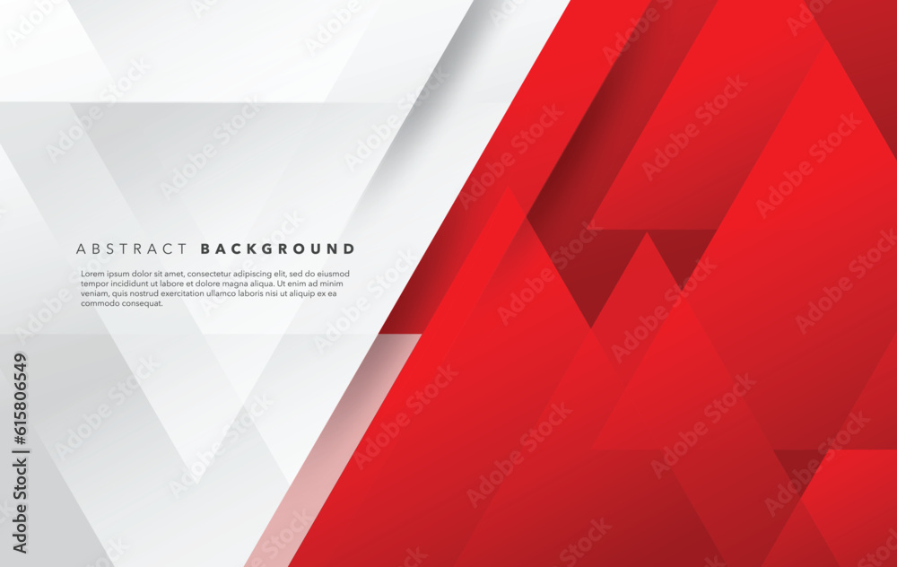 red white modern abstract background design Stock Vector | Adobe Stock