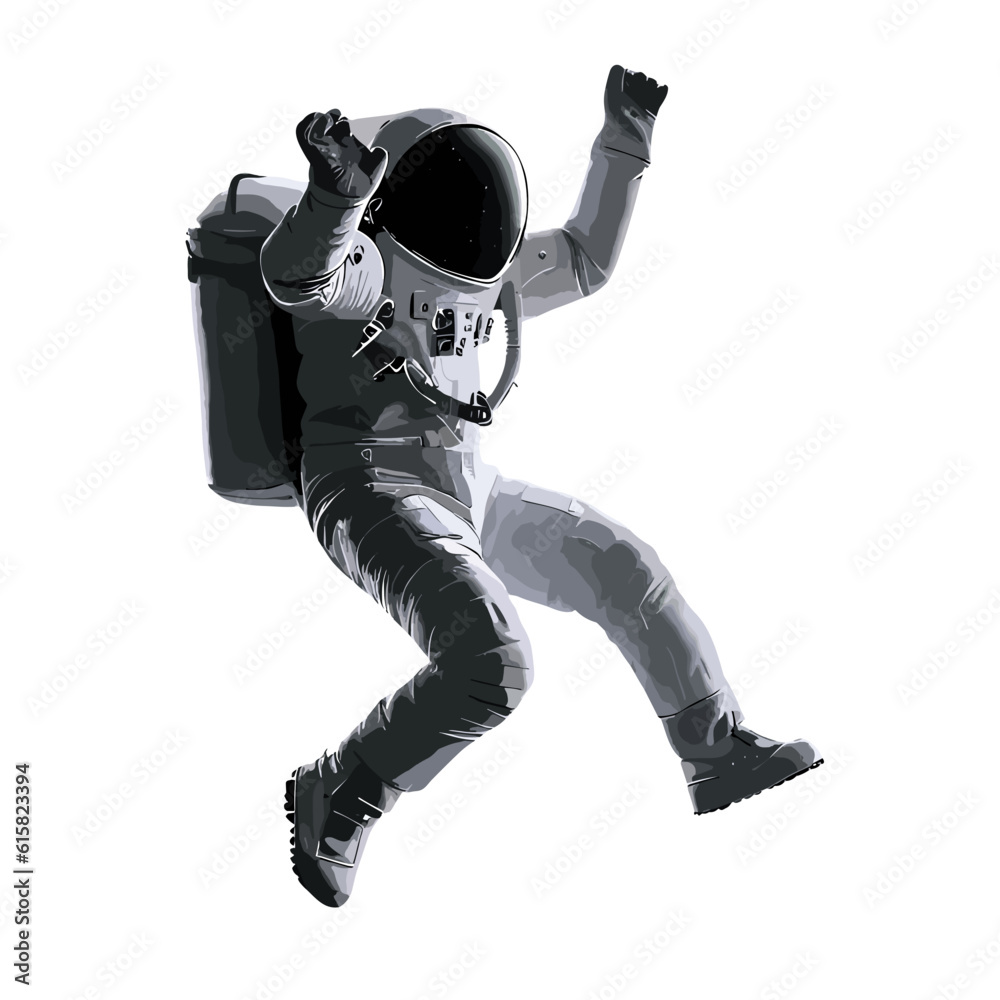 astronaut walking vector , astronaut vector , vector astronaut ...