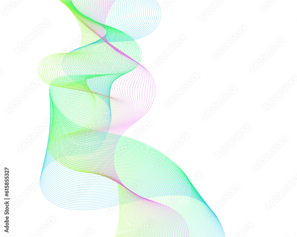 Abstract colorful glowing wave curved lines background. Abstract ...