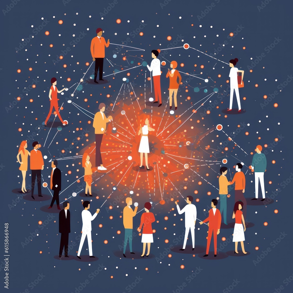 Networking concept art, Business, Interconnections, Social network ... Networking concept art, Business, Interconnections, Social network ...