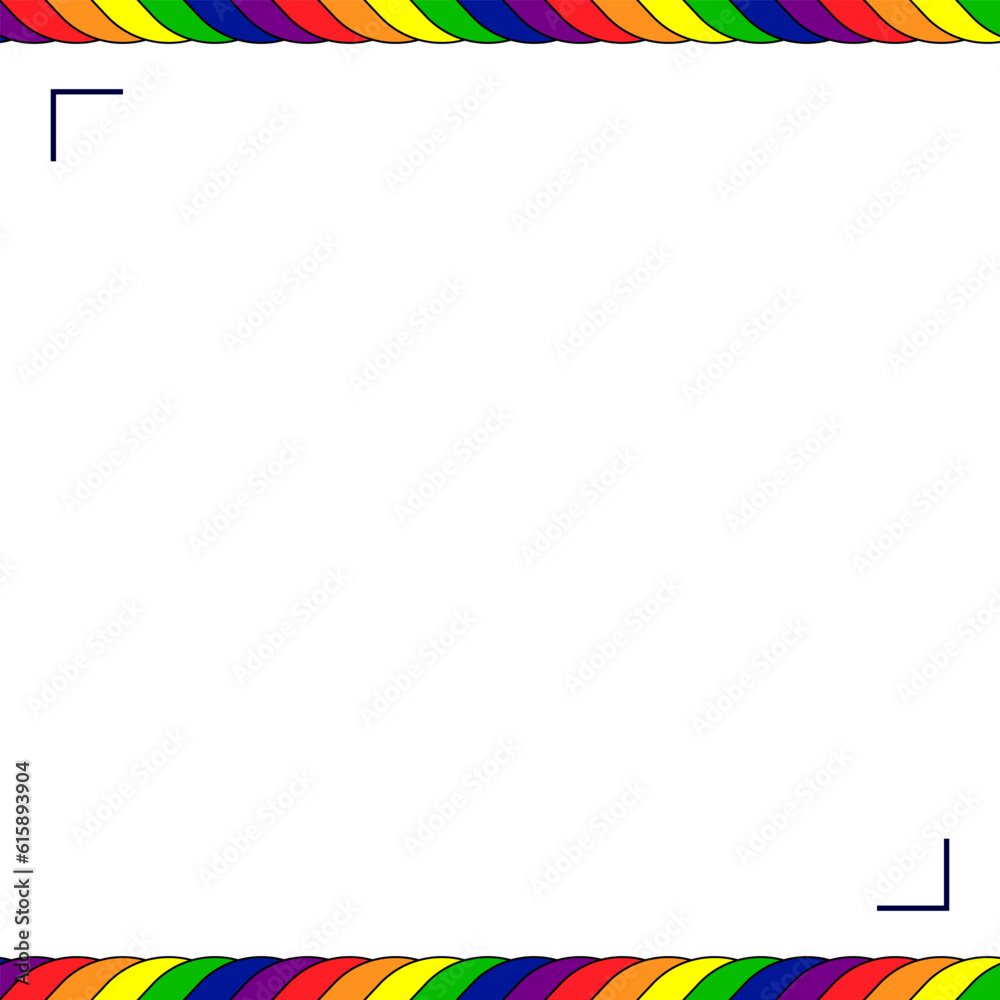 LGBT pride flag color bars with copy space background. LGBTQ+ Pride ...