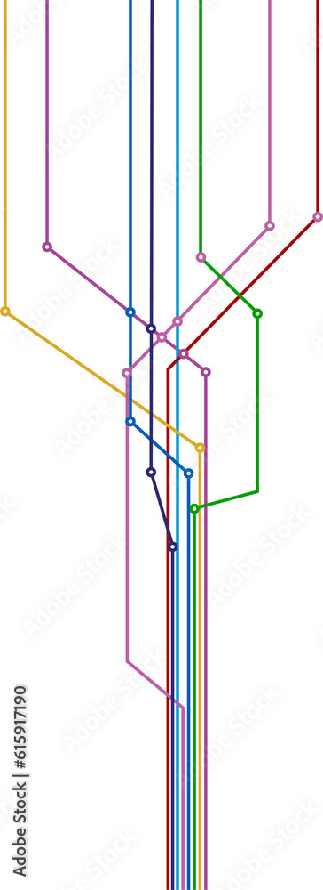 Transparent subway tube map. City transportation vector grid scheme ...