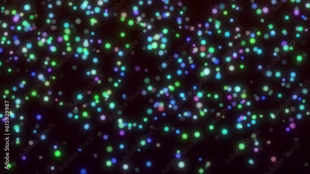 Glowing Flower Falling Animation Background, Romantic Flower Particle ... Glowing Flower Falling Animation Background, Romantic Flower Particle ...