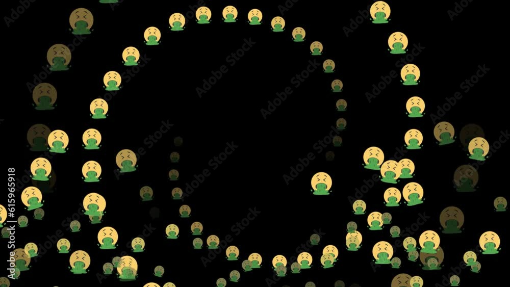 puke, emoticon, emoji, smile, animated, sad, angry, shit, vector, love ...