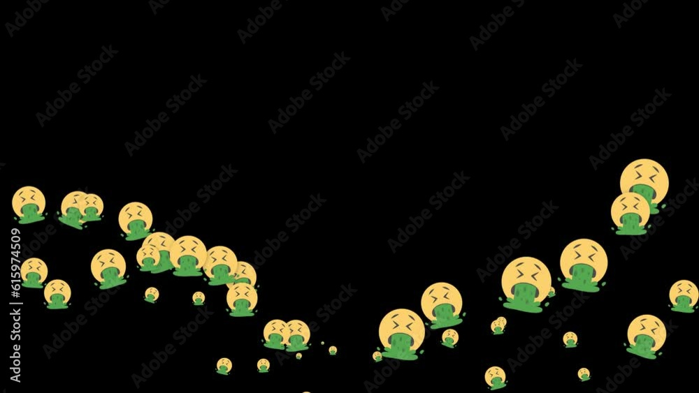 puke, emoticon, emoji, smile, animated, sad, angry, shit, vector, love ...