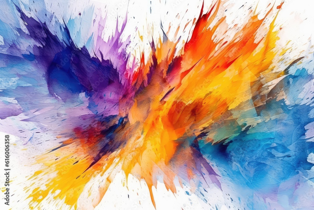 Abstract Expressionism: Experiment with expressive and abstract brush ...