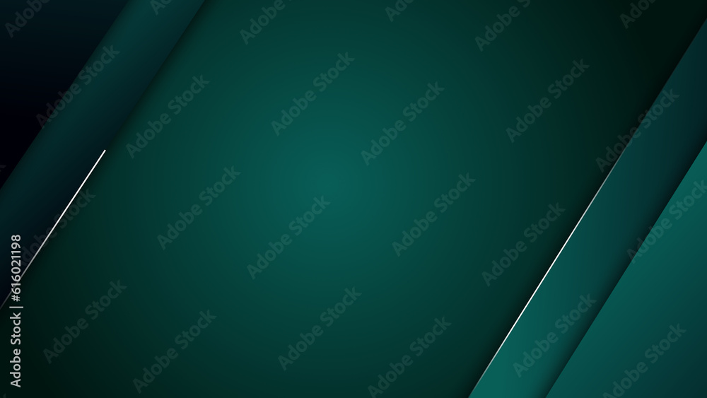 Green gradient.Elegant Shapes moving diagonally with simple lines ...