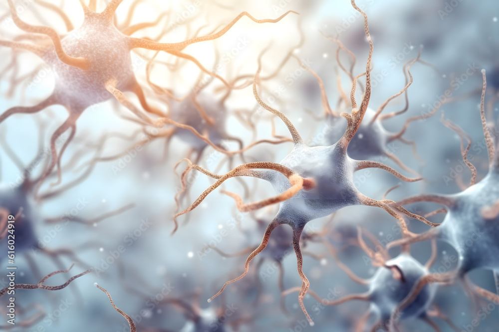 brain and nerve cells electrical pulses Neurons electrical pulses ...