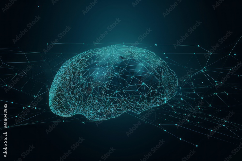 Mind in Motion: A Captivating Visual of a Human Brain on an AI ...