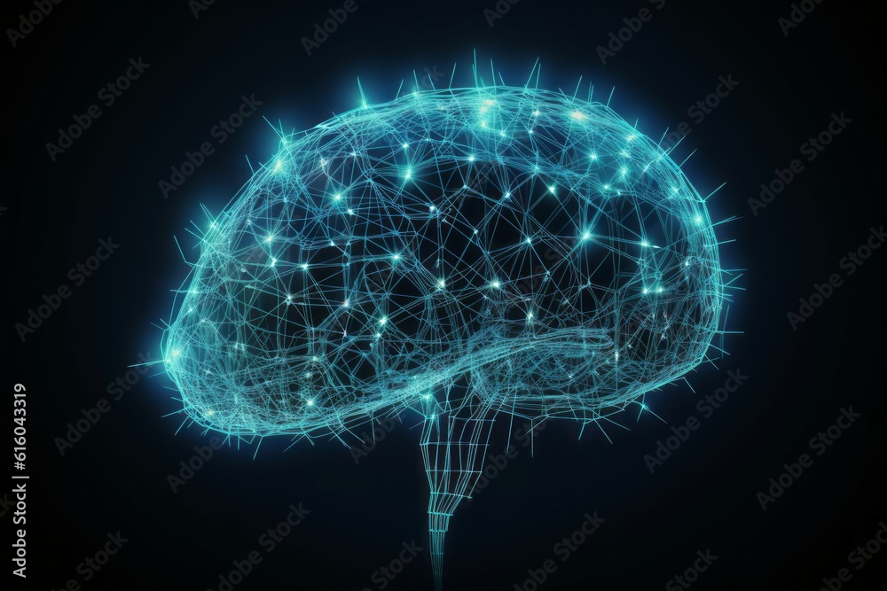 Illustrazione Stock Mind in Motion: A Captivating Visual of a Human ...