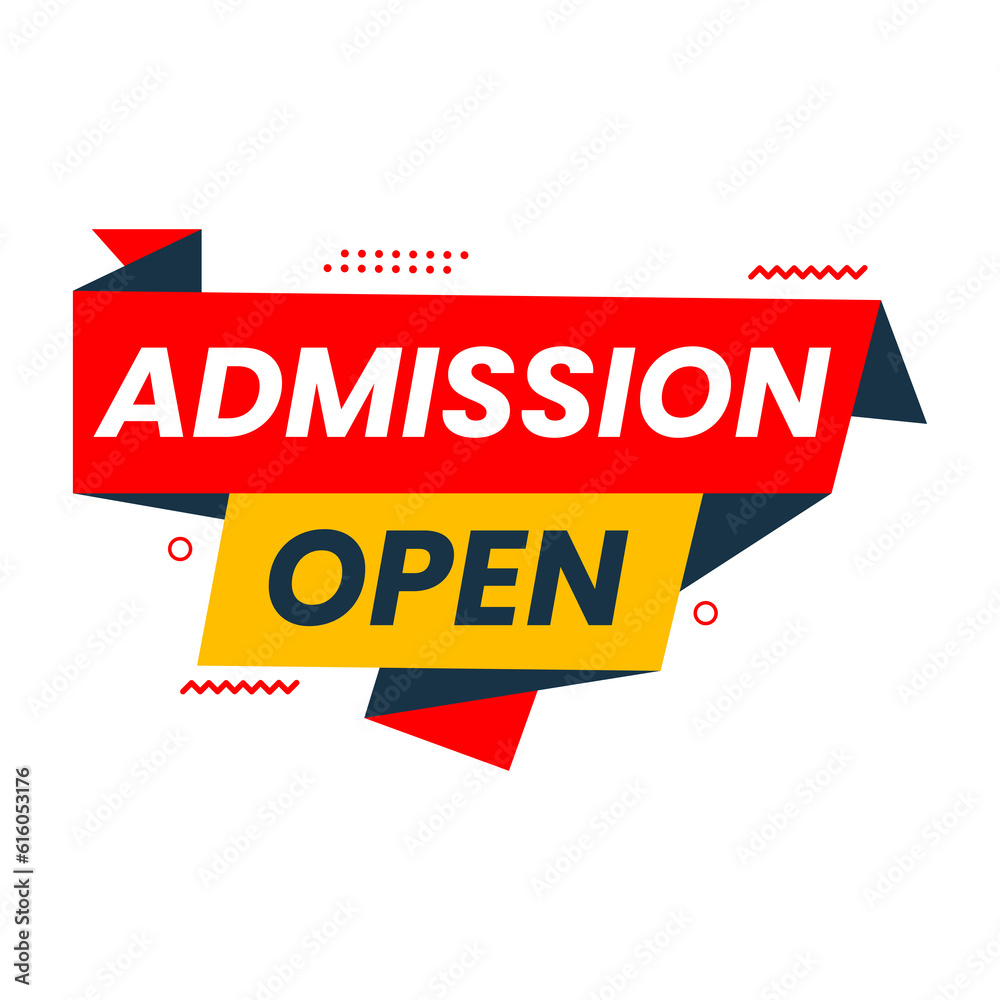 Admissions Education Admission Open Clipart Banner Stock Illustration ...