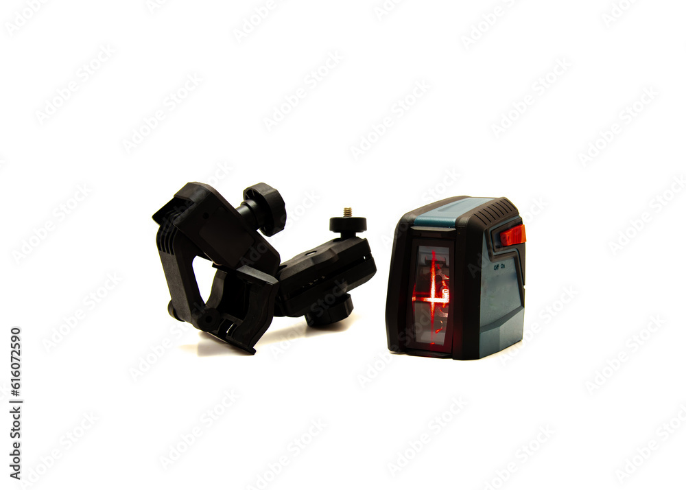 Flexible mounting device clamps and laser level device with bright ...