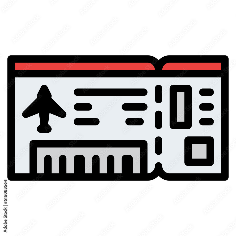 boarding pass barcode and qr code scanning Stock Vector | Adobe Stock