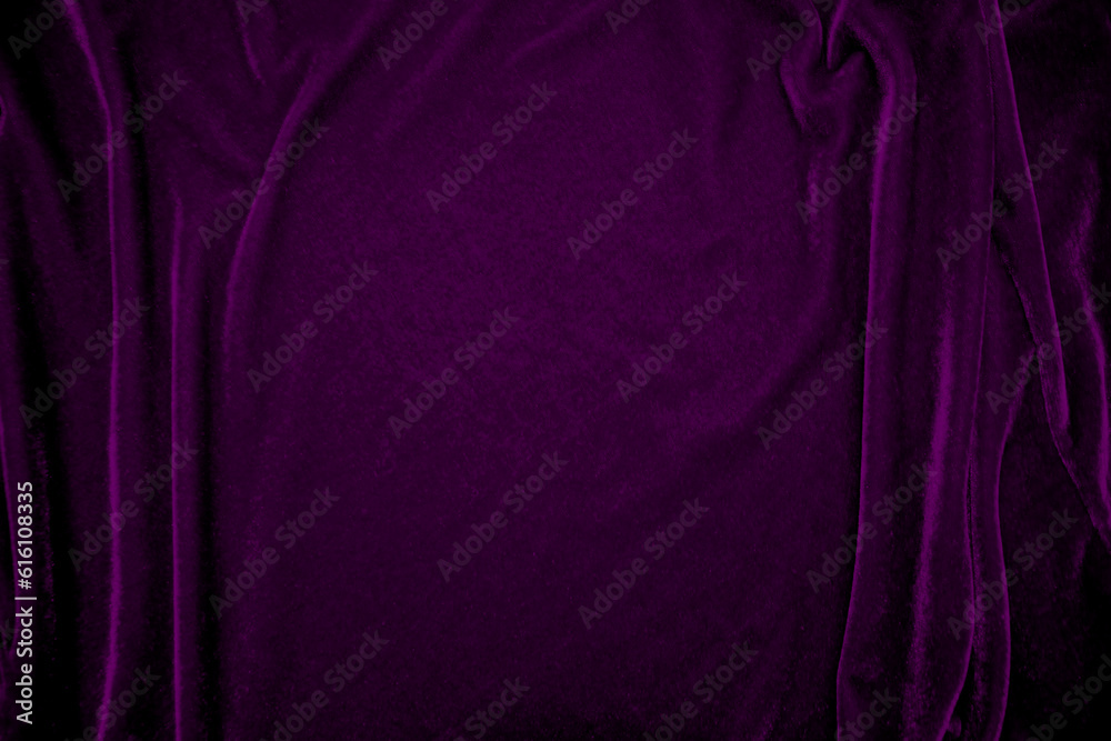 Purple velvet fabric texture used as background. Violet color panne ...
