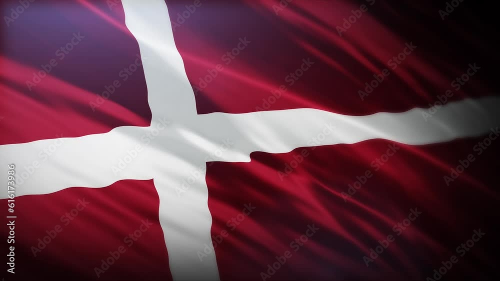 Flag of Denmark full screen in 4K high resolution Denmark (Danmark ...