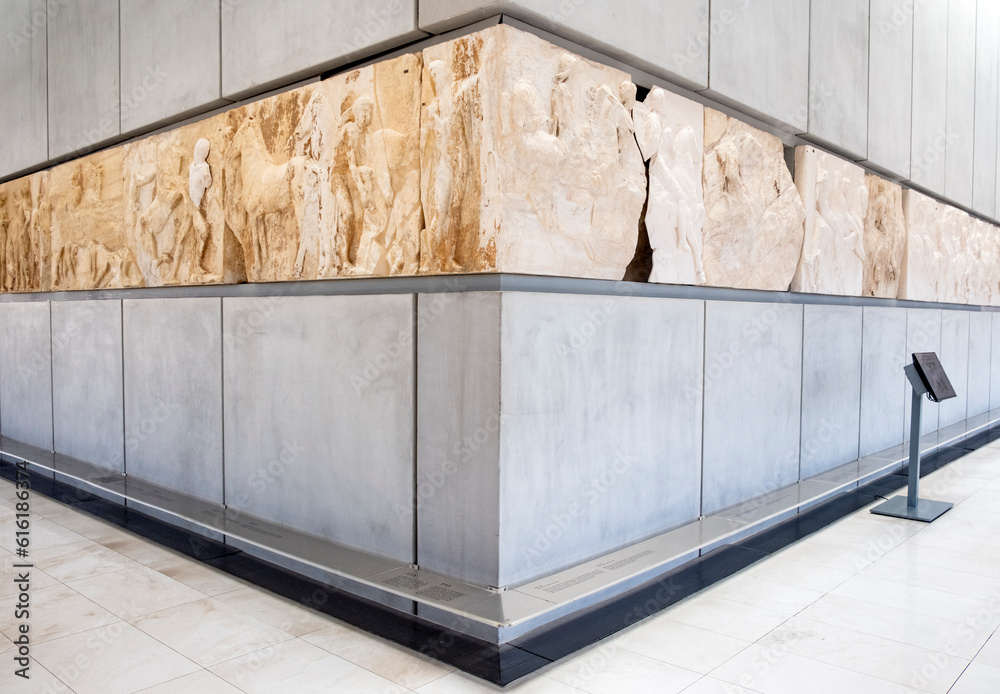 Original Marble Carvings from the Parthenon are on Display in the ...