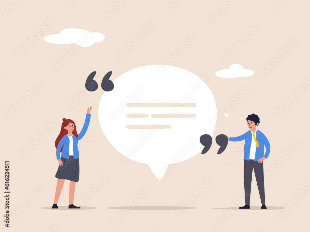 Communication concept. People or couple talk or have lively discussion ...