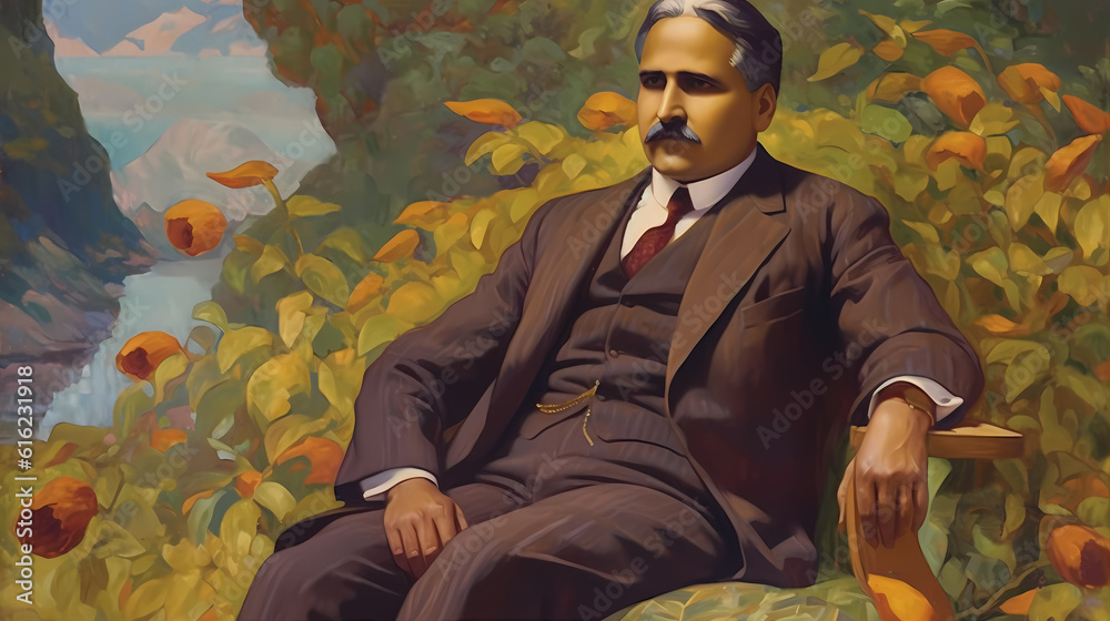 Portrait of Doctor Allama Muhammad Iqbal. (The national poet of ...