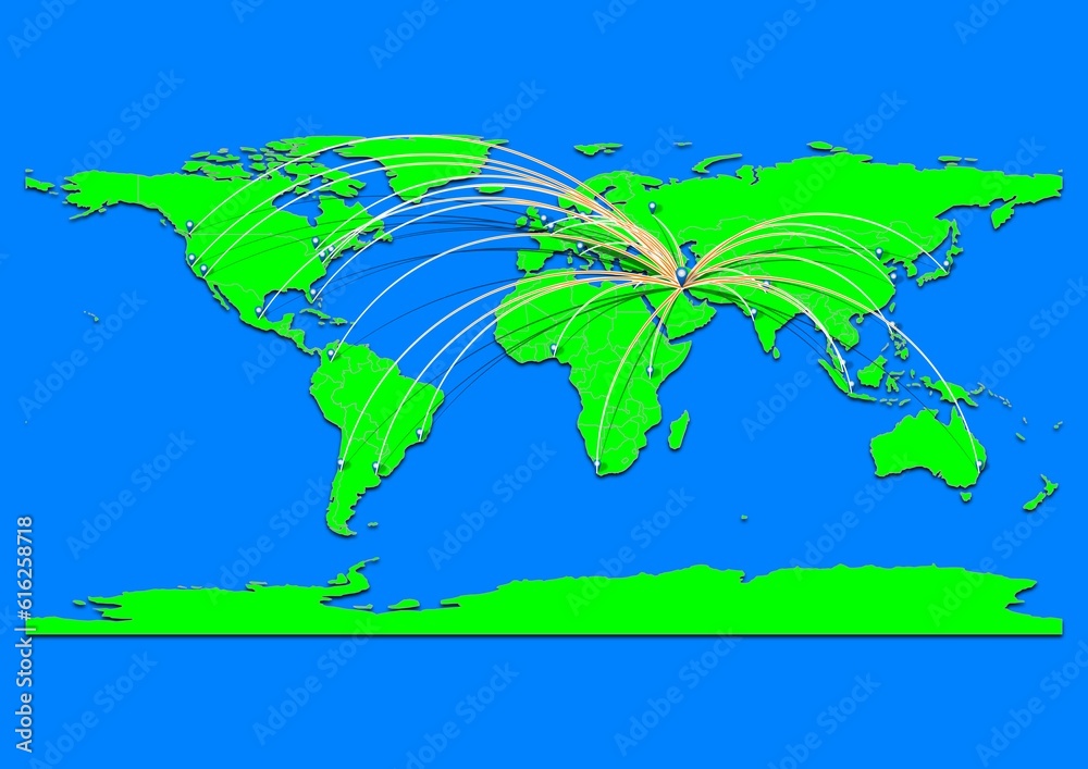 Vibrant Basra, Iraq map - Export concept map for Basra, Iraq on World ...