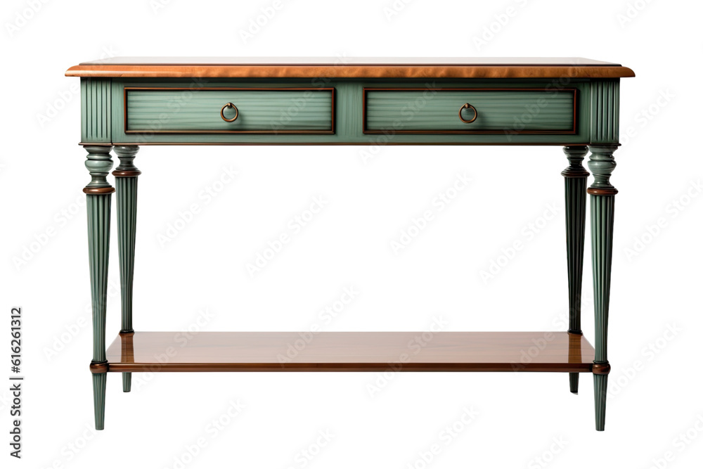 console table isolated on a transparent background, generative ai Stock ...